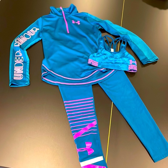 Under Armour | Matching Sets | Cutest New Girls Under Amour 3piece Set ...